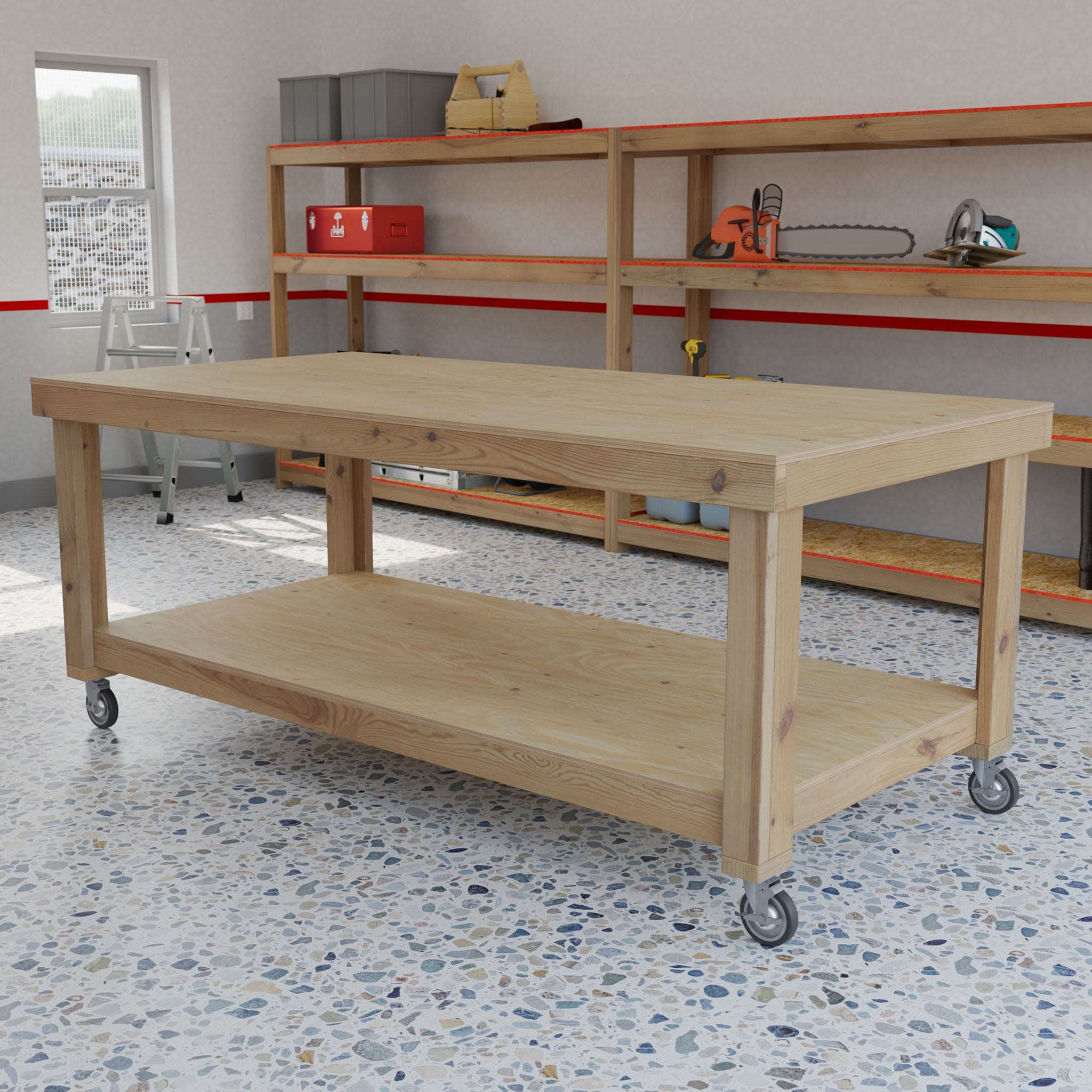 Mobile Workbench Plans | DIY PDF Guide – Matya Designs