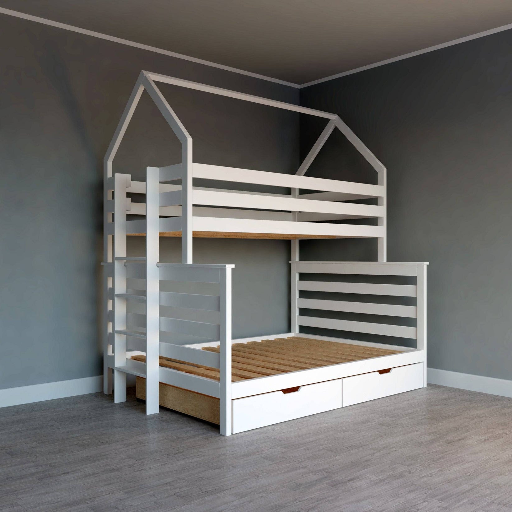 Twin Over Full Bunk Bed Plans | DIY PDF Guide – Matya Designs