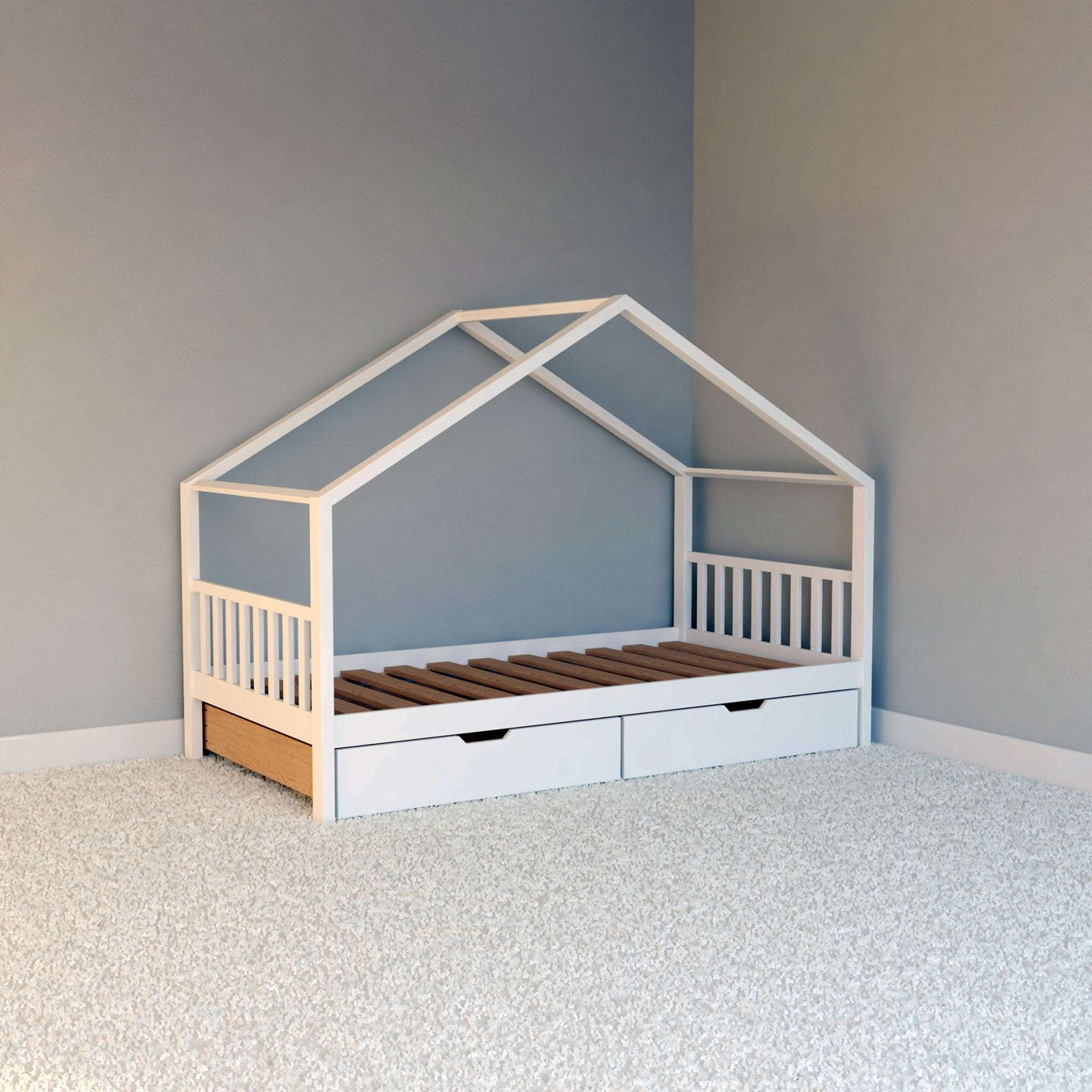 House Bed Plans (US Twin Size) | DIY PDF Guide – Matya Designs