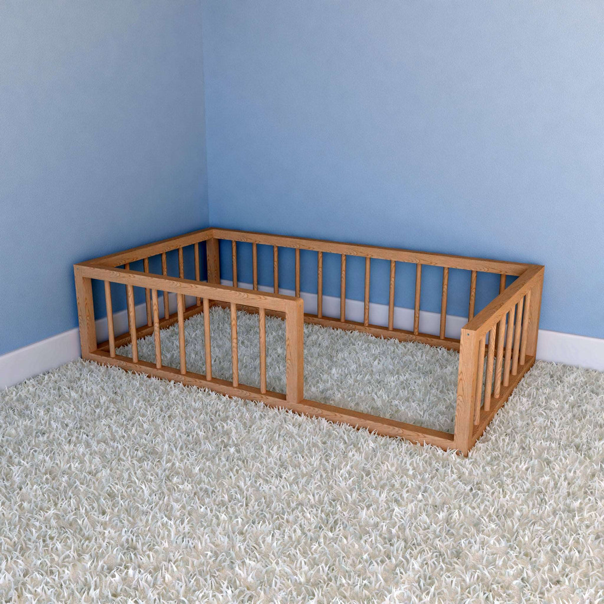Montessori Floor Bed Plans (US Crib Size) | DIY PDF Guide – Matya Designs