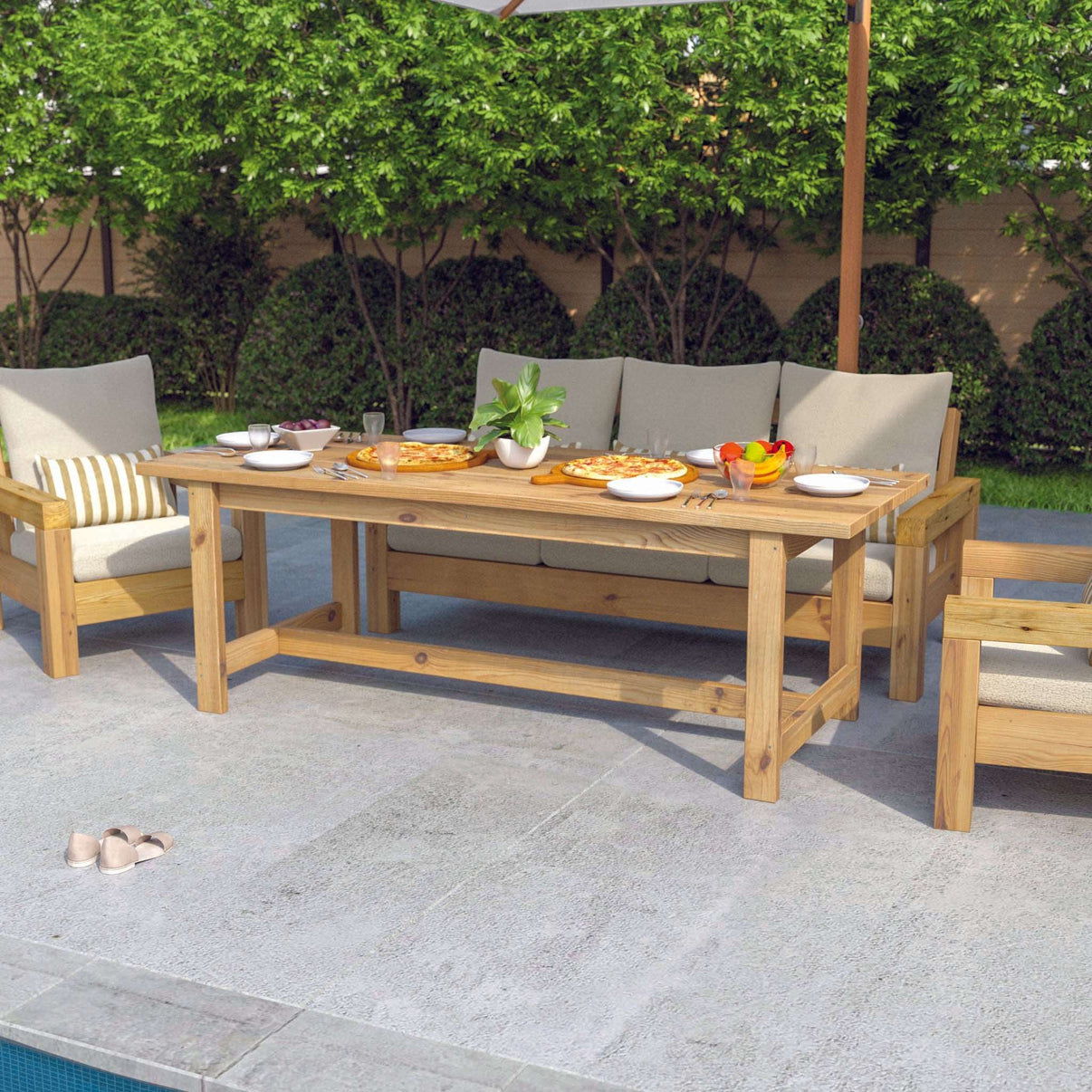 Farm Table Plans | DIY PDF Guide – Matya Designs