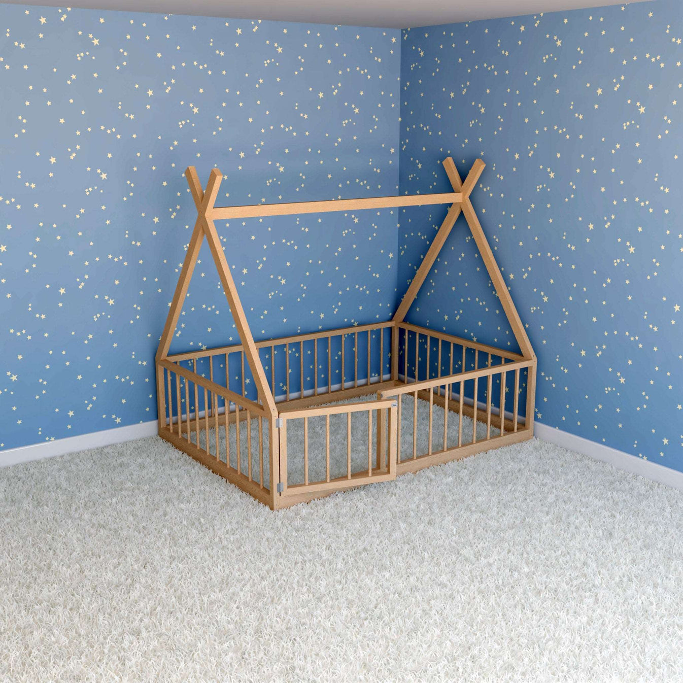 Montessori Floor Bed Plans (US Queen Size) | DIY PDF Guide – Matya Designs