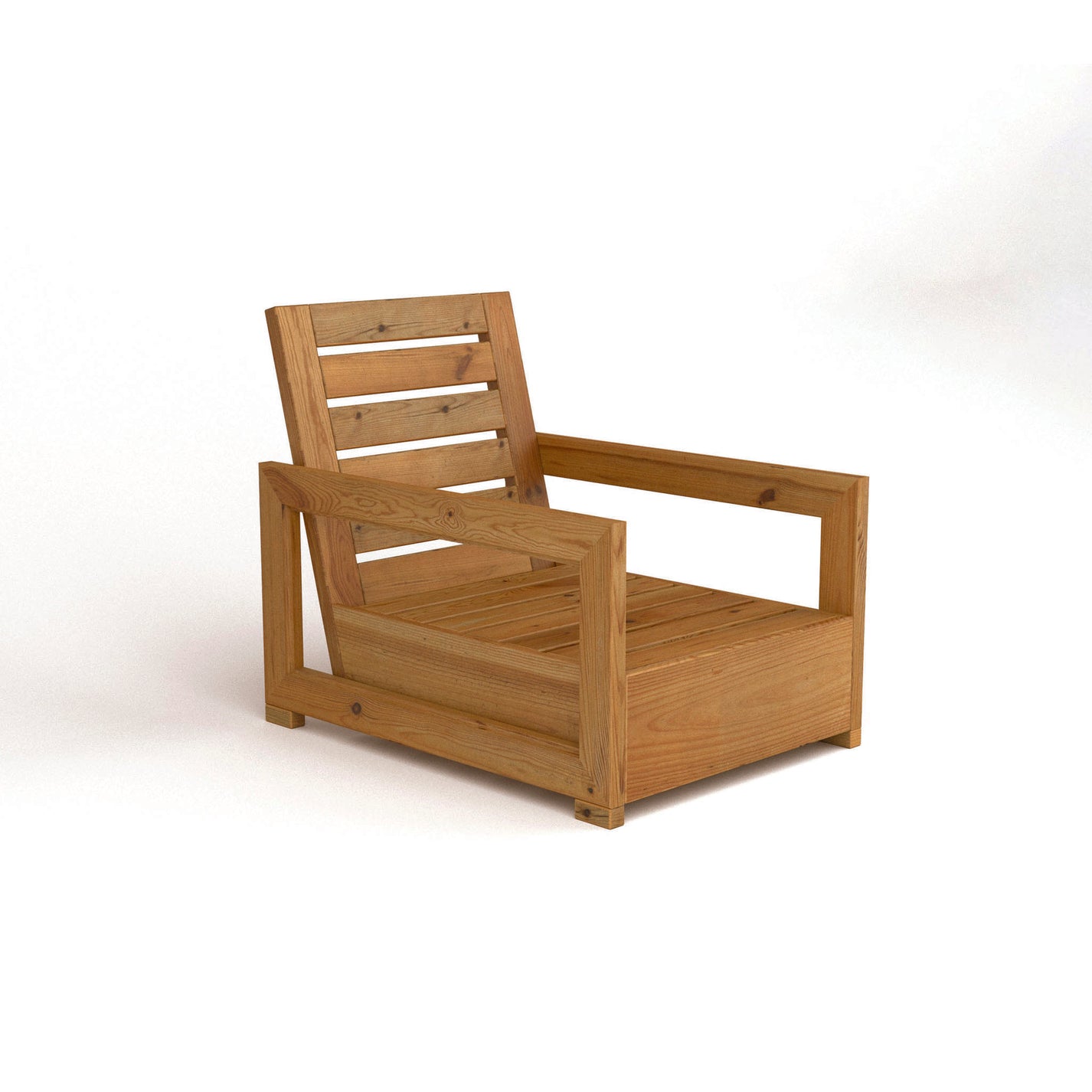 Modern Outdoor Chair Plans | DIY PDF Guide – Matya Designs