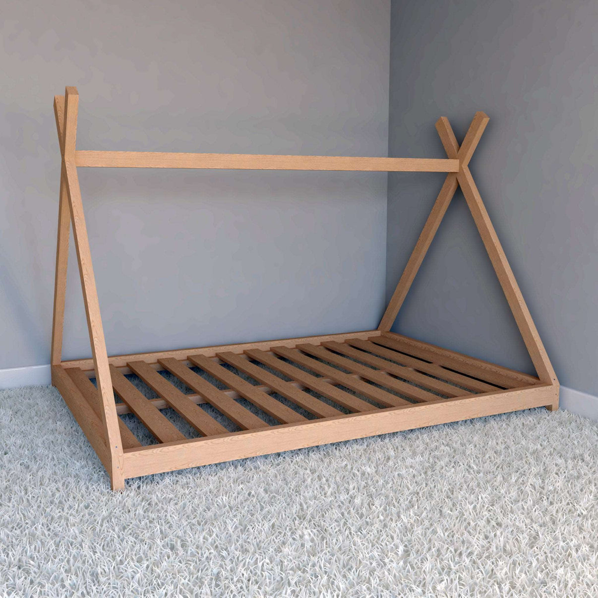 Teepee Floor Bed Plans (US Full Size ) | DIY PDF Guide – Matya Designs