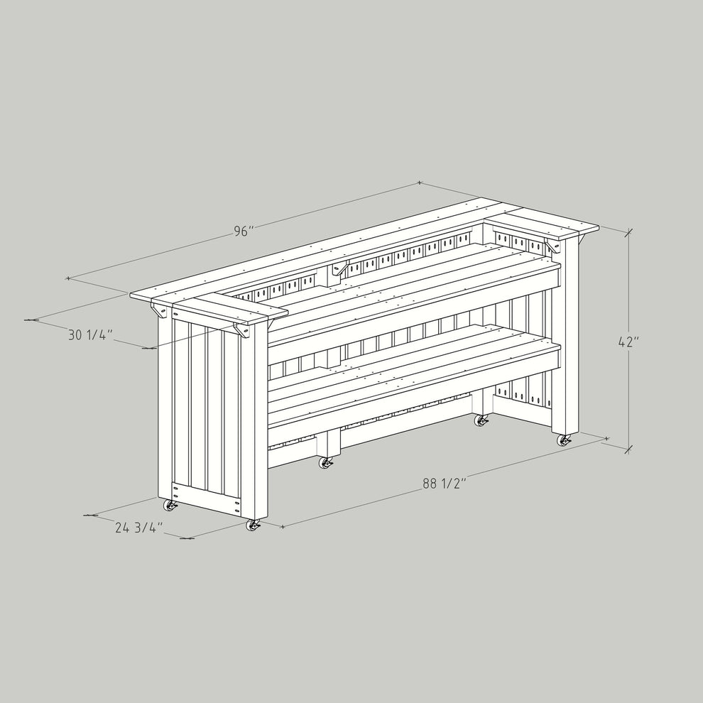 Outdoor Bar Plans & Bar Stool Plans | DIY PDF Guide – Matya Designs