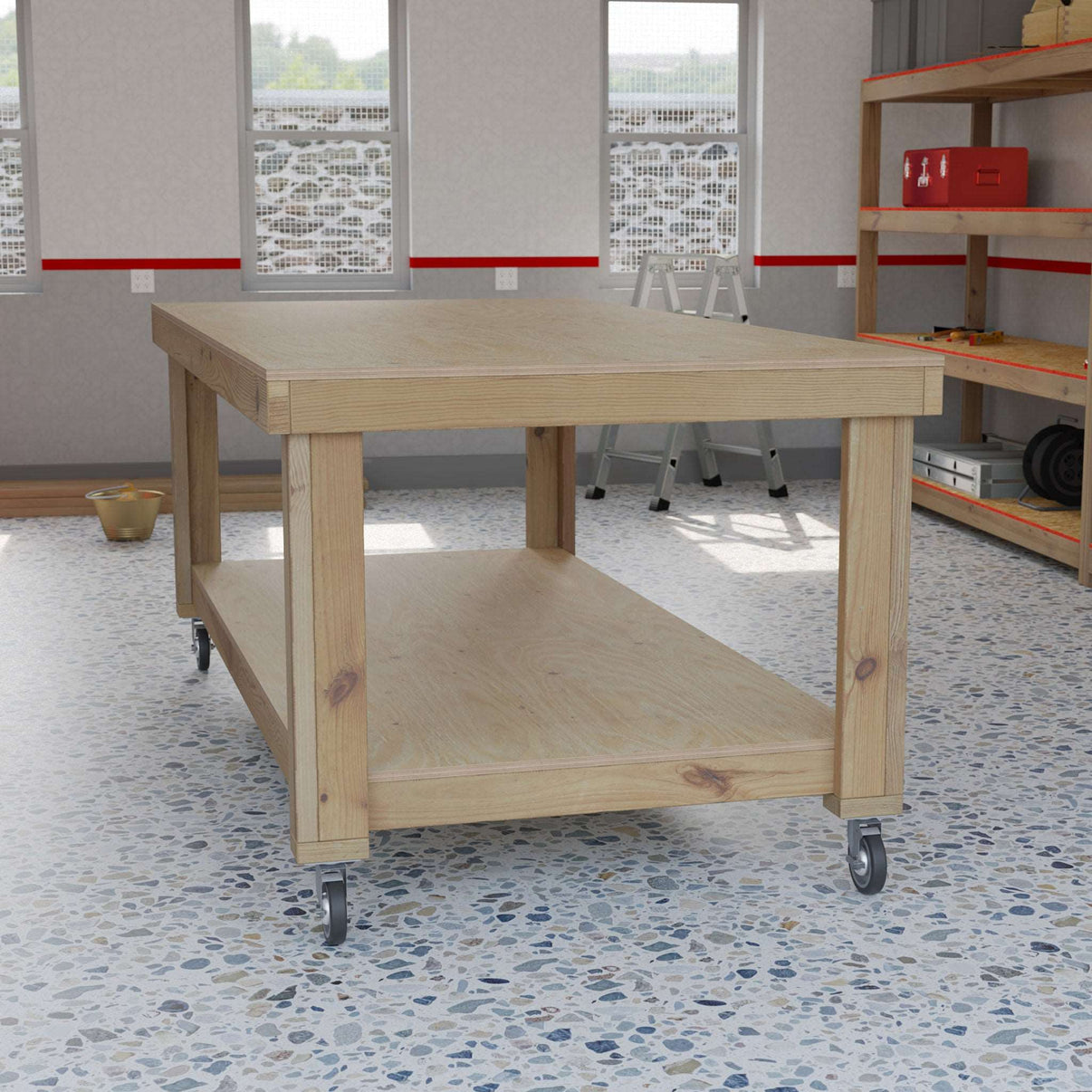 Mobile Workbench Plans | DIY PDF Guide – Matya Designs